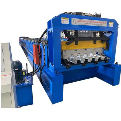 China Composite Metal Deck Rolling Forming Machine For USA for sale