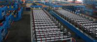 China Building Roofing Corrugated Sheet Roll Forming Machine 1250MM Width for sale