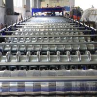 China High Precision Automatic Corrugated Roll Forming Machine 350 H Plate Chain Drive for sale