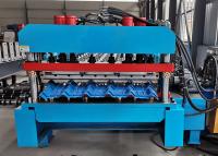 China High Speed Rectangular Step Glaze Roofing Tile Roofing Sheet Machine for sale