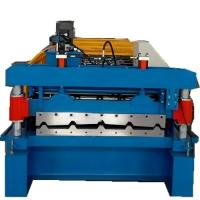 China Metal Box Profile Roofing Sheet Roll Forming Machine PLC Controlled for sale