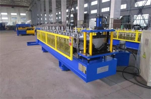 4kw High Performance Ridge Cap Roll Forming Machine For Seamless Roofing System
