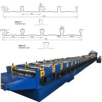China High Speed Dovetail Shape Floor Steel Decking Roll Forming Machine for sale