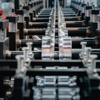 China Baffle Tube Profile Rolling Machine for sale