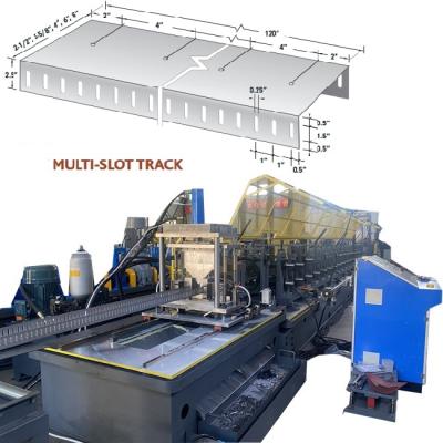 China Multi-slot Track with normal stud and track profile making machine for Canada for sale