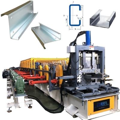 China Heavy duty 350 C and Z purline machine gearbox type for sale