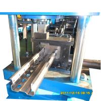 China Teardrop Rack Upright Rolling Forming Machine GI 90mm Shaft for sale