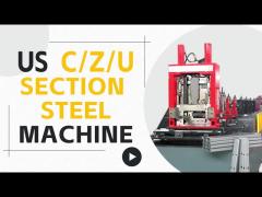 Automatische veelzijdige productie Cz Purlin machine Hoog rendement