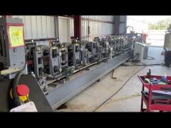 Precision CZ Purlin Roll Forming Machine voor extra stijfheid en structurele ondersteuning
