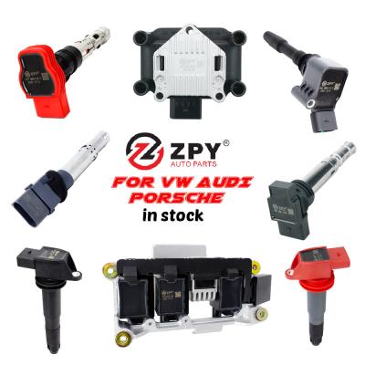 China ZPY Auto Car Parts Ignition Coils For Porsche Cayenne 955 2002-2010 Panamera 2009 3.6L 4.8L 0040102006 94860210414 for sale