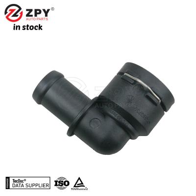 Cina Nuovo flange del tubo di raffreddamento del motore per Audi Volkswagen Golf 1K0122291J Nero in vendita