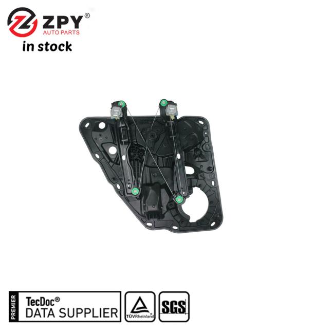 ZPY Window Regulator Frame with Door Panel - Close-up View