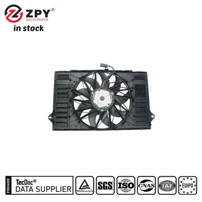 Cina 97010606106 Ventola elettrica di raffreddamento per auto aggiornata con collettore del vento per Porsche Panamera 970 Audi A8 D4 in vendita