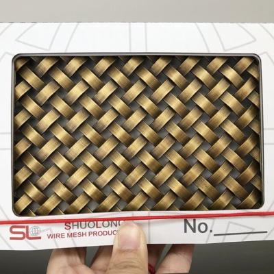 China Antique Brass Plated decorative metal mesh for sale