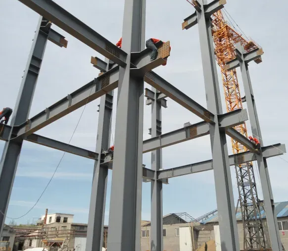 Water Proofing Prefabricated Galvanized Light Construction Steel Structure for Sale