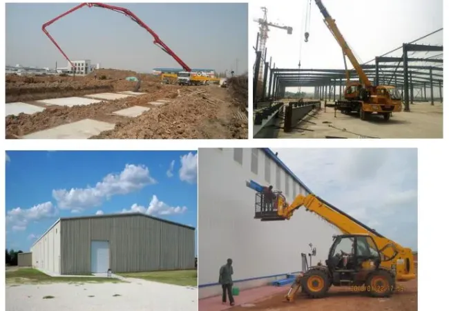 Prefab Structural Steel Frame Construction Warehouse