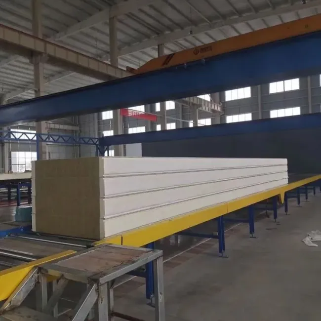 Prefabricated High Quality Color Coated Sandwich Panlegalvanized Steel Glass Wool Panel (KXD-GS01)