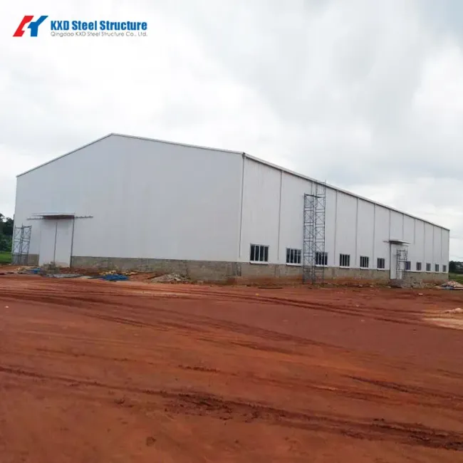 Prefabricated Steel Structure Industrial Construction Metal Workshop Frame Building with CE Certificate