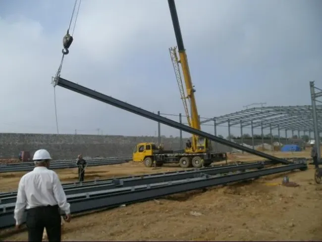Prefabricated Light Steel Construction Building Metal Industrial Structural Workshop