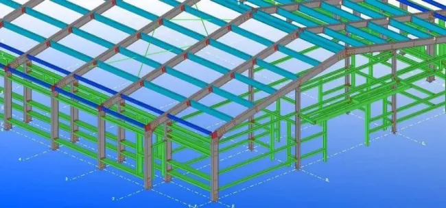 Section H Steel Column and Beams Structural Warehouse Workshop