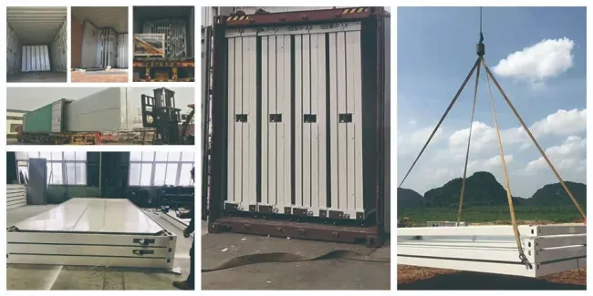 20FT Folding Container Insulated House with Door/Windows