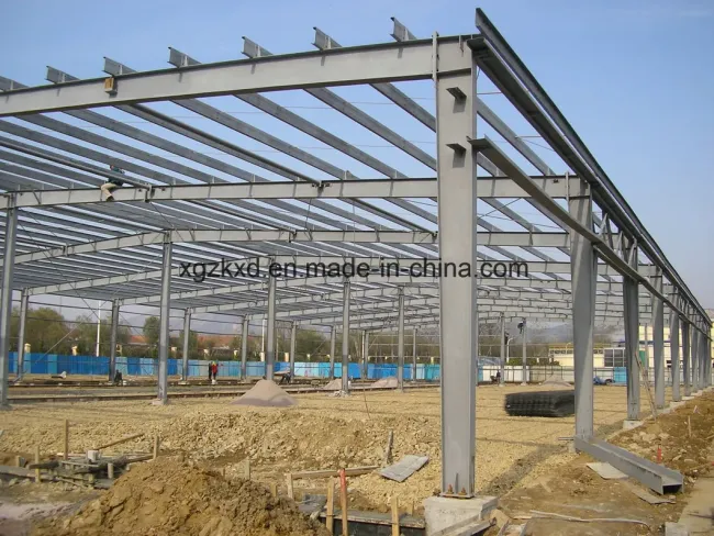 Prefabricated Steel Structure Workshop Building with High Quality