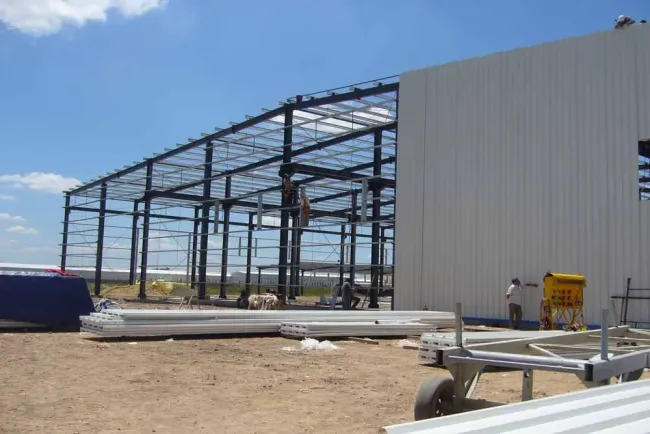 Prefabricated Light Frame Construction Fabrication Metal Steel Structure Commercial Logistics Warehouse (KXD-SSB36)