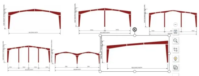 Metallic Steel Structure for Storage Building Shed Construction (KXD-SSW1047)