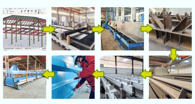 Steel Structure Building for Industrial/Prefabricated Steel Structure Warehouse/Workshop/Factory /Steel Structure Frame