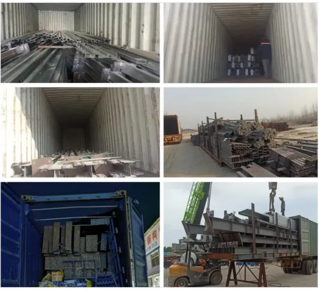 Insulated Clear Span Metal Frame Prefabricated Workshop Warehouse