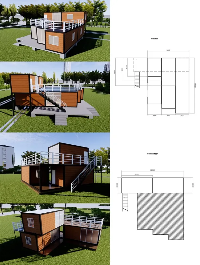 20FT Storage Prefabricated Luxury Flat Pack Cheap Container House
