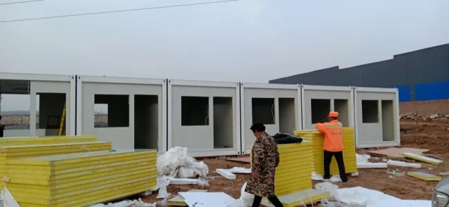 Portable Galvanized Steel Modular Prefab Houses For Camps Or Hospital Use 7