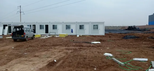 Low Cost Portable Prefabricated Steel Frame Container Guard Room Living House