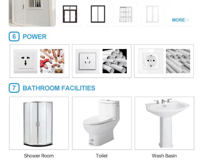 YONGZHU 20ft Detachable Room Prefab Tiny House Assembly Modular Box Container House for School Buildings