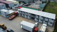 China Steel Structure Prefab Flat Pack Container House Modular Workers Accommodation for sale