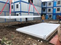China Flat Pack Fast Assemble Construction Site Container Office Module House for sale
