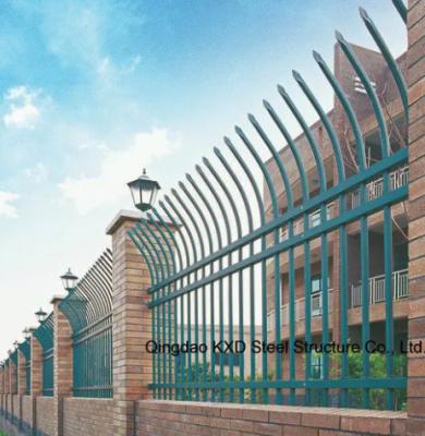 China Fábrica mayorista de cercas de hierro forjado de tubo cuadrado galvanizado en venta