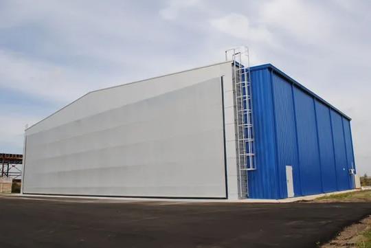 Quality Commercial Design Steel Structure Frame Clear Span Warehouse Hangar for sale