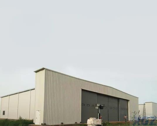 Quality Commercial Design Steel Structure Frame Clear Span Warehouse Hangar for sale