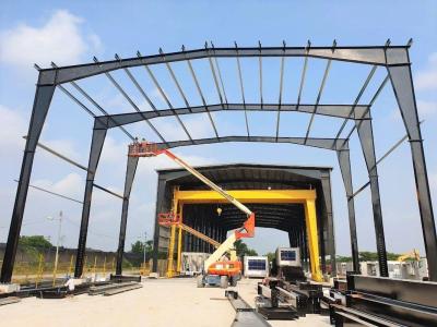 Cina Magazzino Prefabbricato con Struttura in Acciaio Leggero in vendita
