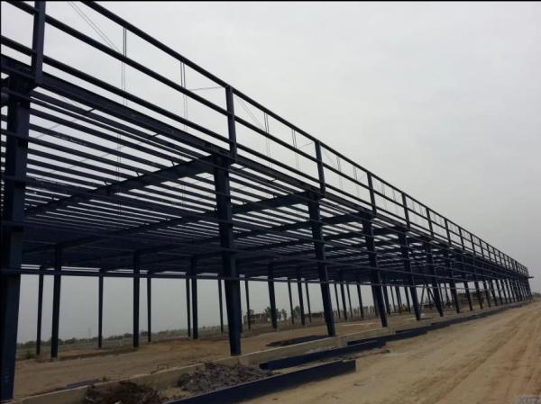 Quality Pre Customized Structural Building Metal Construction Industrial Steel Workshop for sale