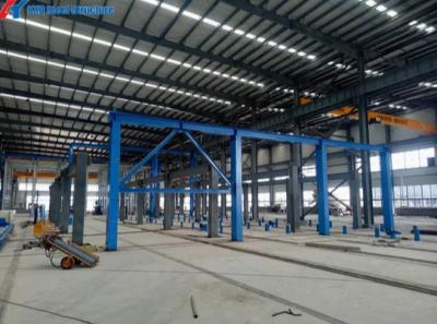 China Vorgefertigte Stahlkonstruktion mit EPS-Sandwichplatten Werkstattgebäude zu verkaufen