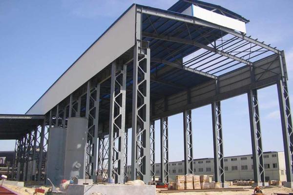 Quality Q355B Gr50 S275JR Steel Industrial Buildings Weather Resistance for sale