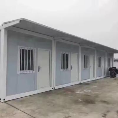 China Alojamiento portátil en sitio prefabricado modular, contenedor tipo cabina, paquete plano para trabajadores en venta
