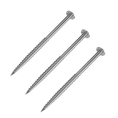China Galvanized Earth Metal Ground Screw Anchor Helical Soil Anchors Hot Sale for sale