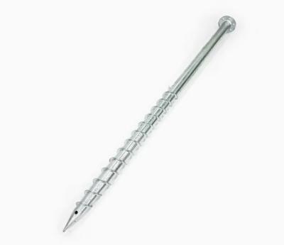 China HDG Galvanized Steel Foundation Earth Helical Screw Anchor Spiral Pile for sale