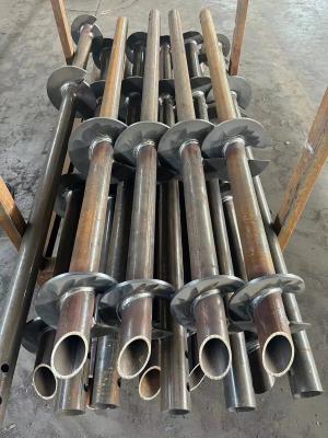 China Solar Mounting System Portable Foundation Round Shaft Helical Spiral Pile Anchor for sale