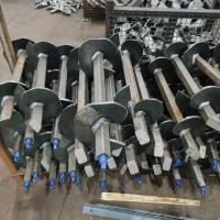 China Utility Power Structure Foundation Square Solid Helical Anchor for sale