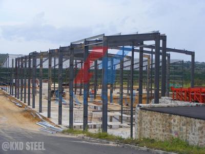 China Prefabricated Durable High Strength Steel Structure Warehouse For Industrial Needs for sale