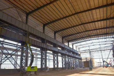 China Industrial Style Prefabricated Steel Structure Aircraft Hangars with Customizable Options for Secure Storage for sale